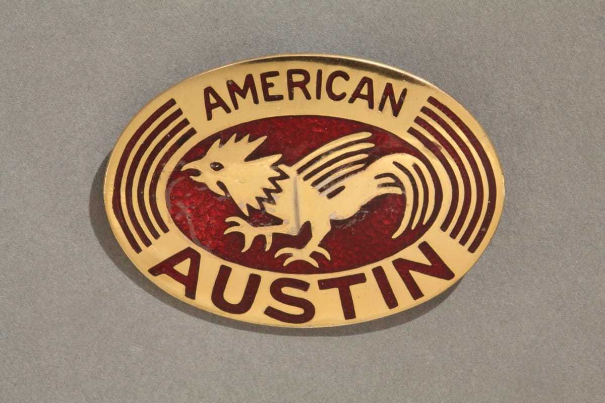 American Austin Automobile Emblem, circa 1930 - The Henry Ford