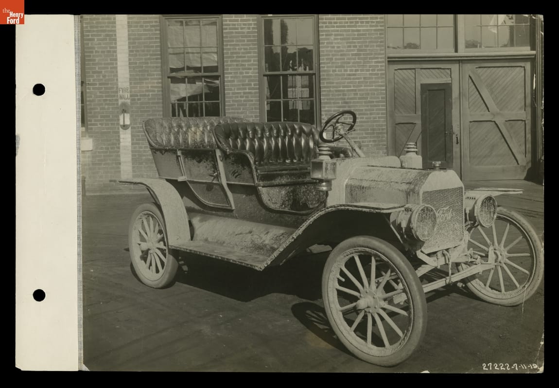 Ford Model T Touring Car at Piquette Avenue Plant, 1908