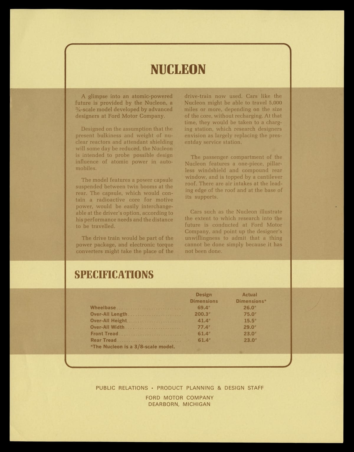 "Nucleon, a Glimpse into an Atomic-Powered Future," 1958 - The Henry Ford