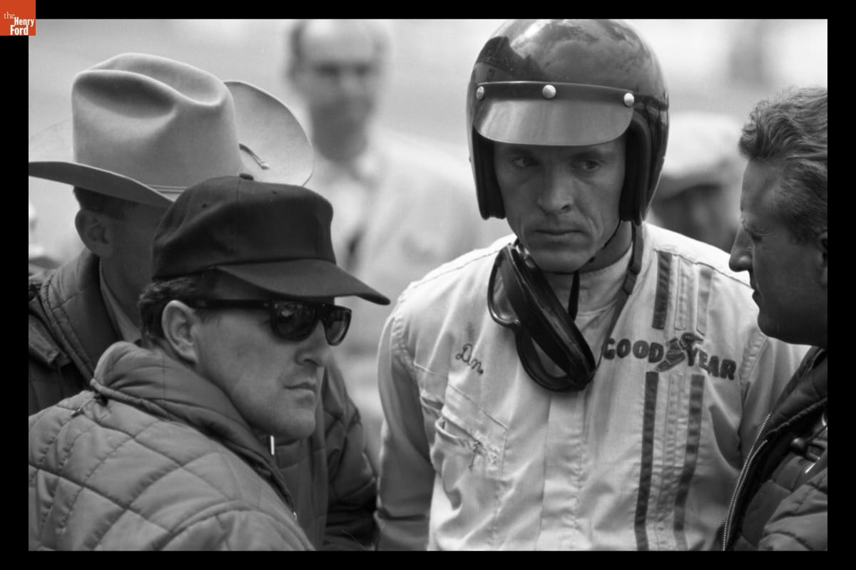 A. J. Foyt and Dan Gurney at the 24 Heures du Mans (24 Hours of Le Mans ...