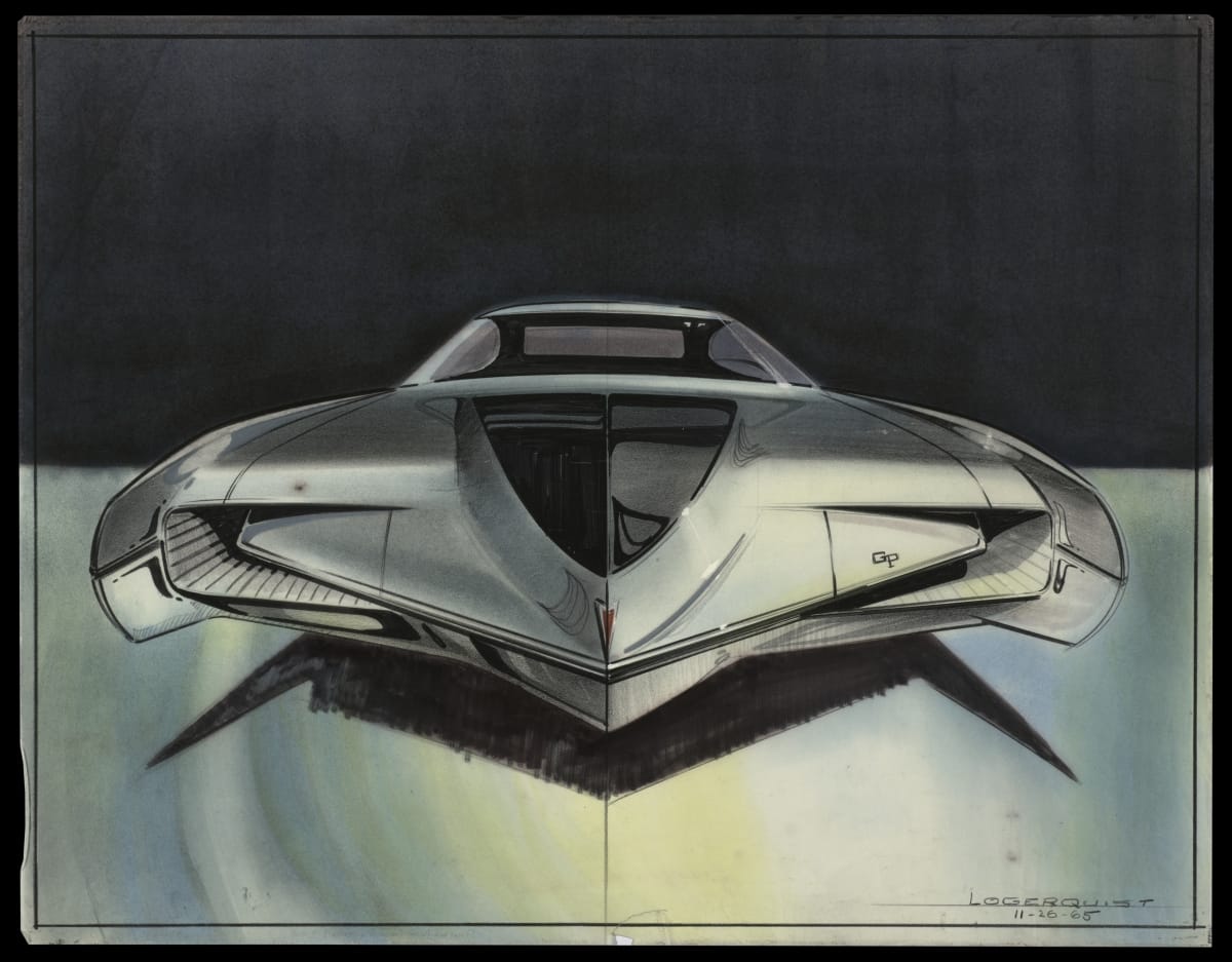 Rendering of Proposed Pontiac Grand Prix Design by Don Logerquist ...