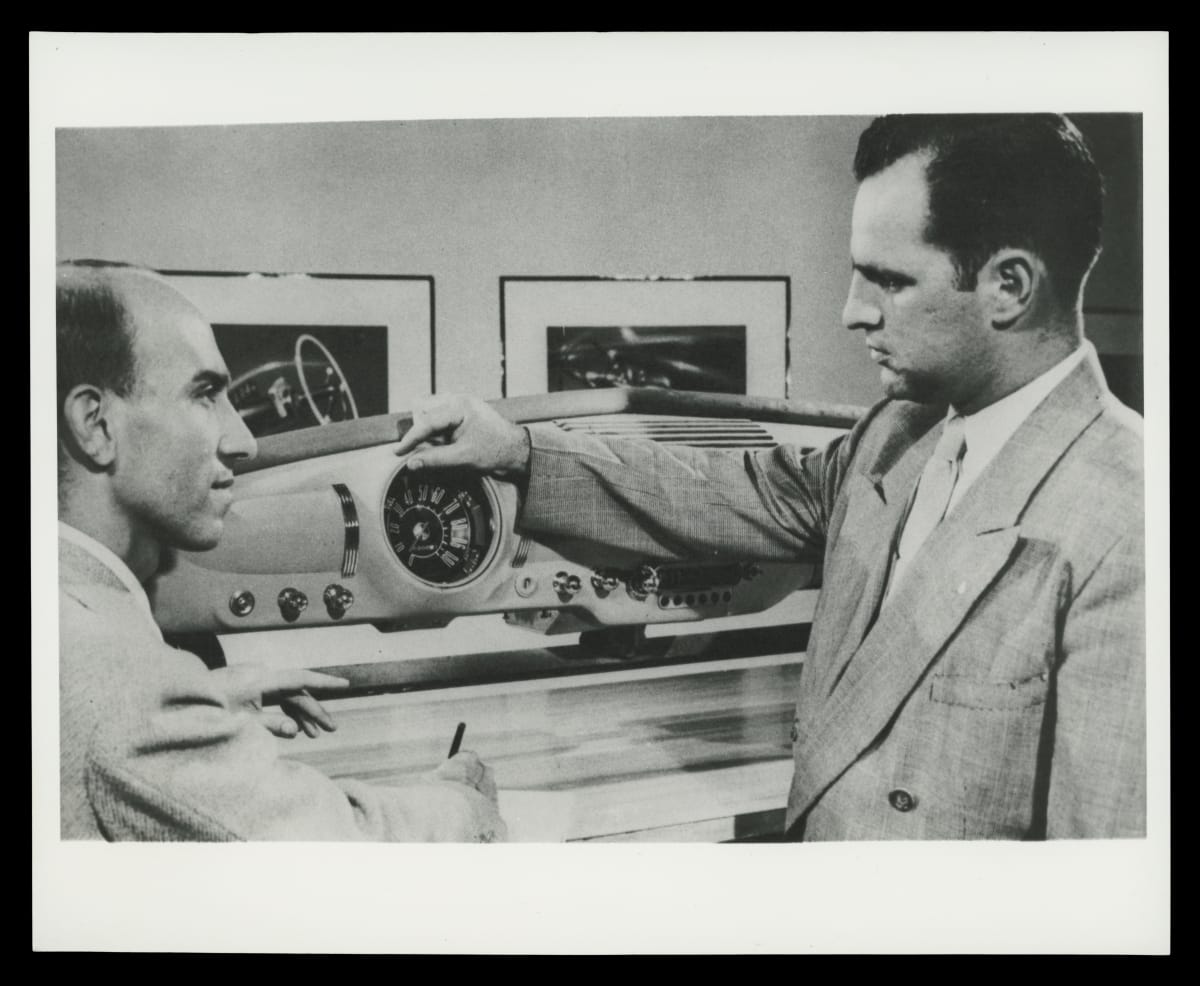 Designers John Najjar and William Schmidt, Ford Motor Company, 1955 ...