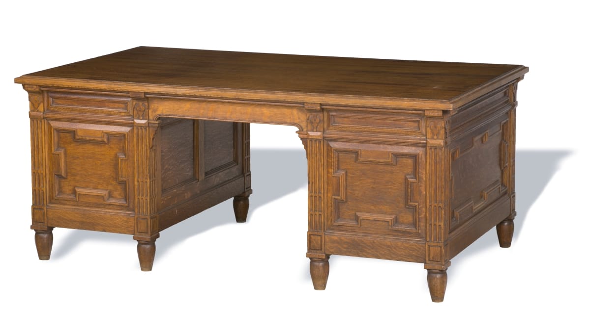Pedestal Desk, Used by Henry Ford at his Highland Park Plant Office ...