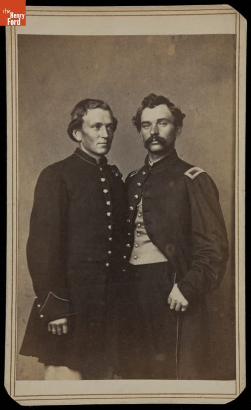 Two Union Army Officers, circa 1863