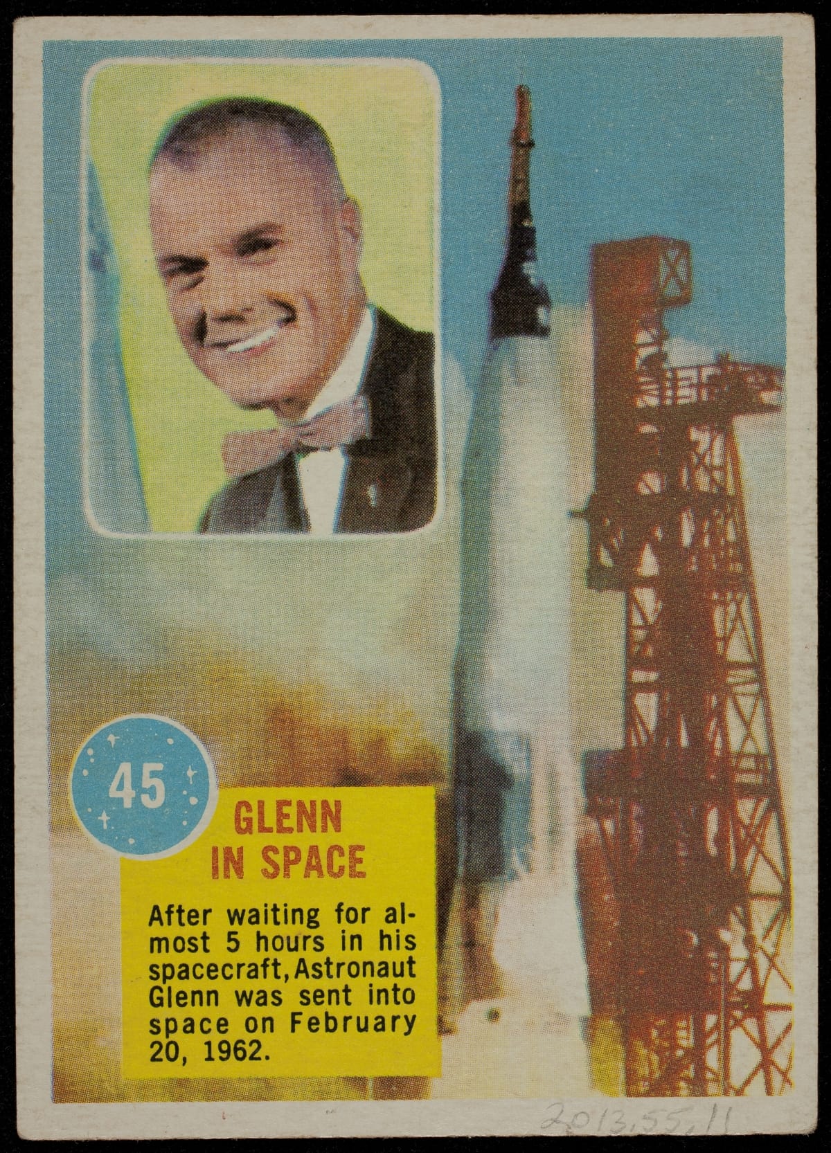 Topps Astronaut Trading Card, "Glenn in Space," 1963 - The Henry Ford