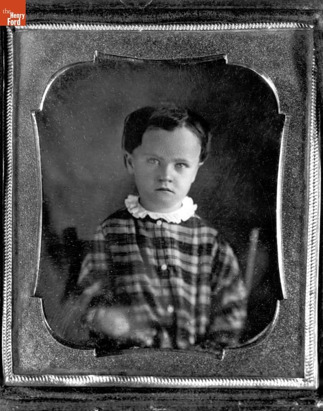 Daguerreotype of Thomas Edison as a Child, 1851 - The Henry Ford
