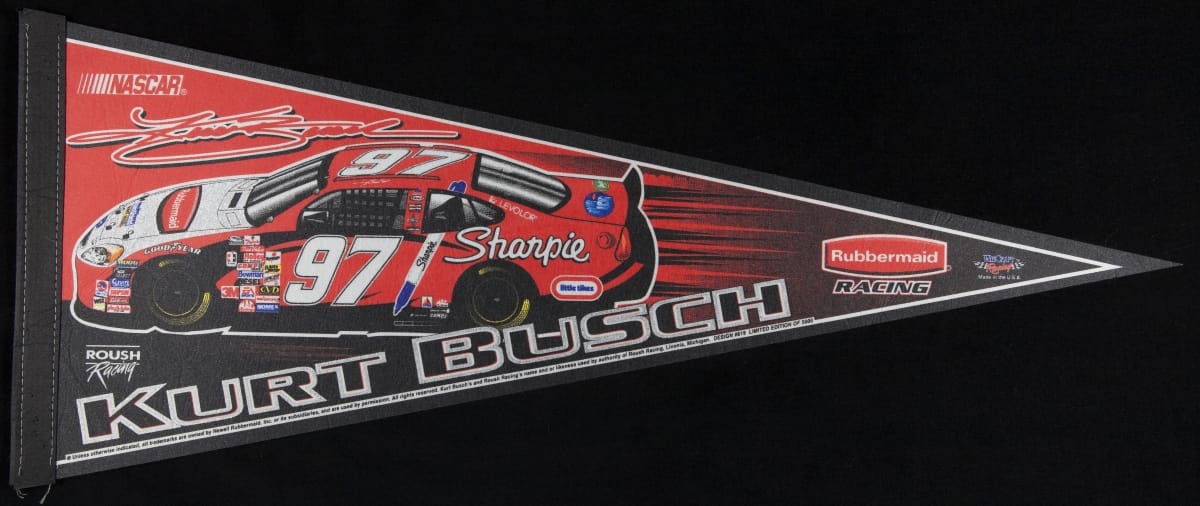 Pennant, "Kurt Busch, #97" 2001-2003 - The Henry Ford