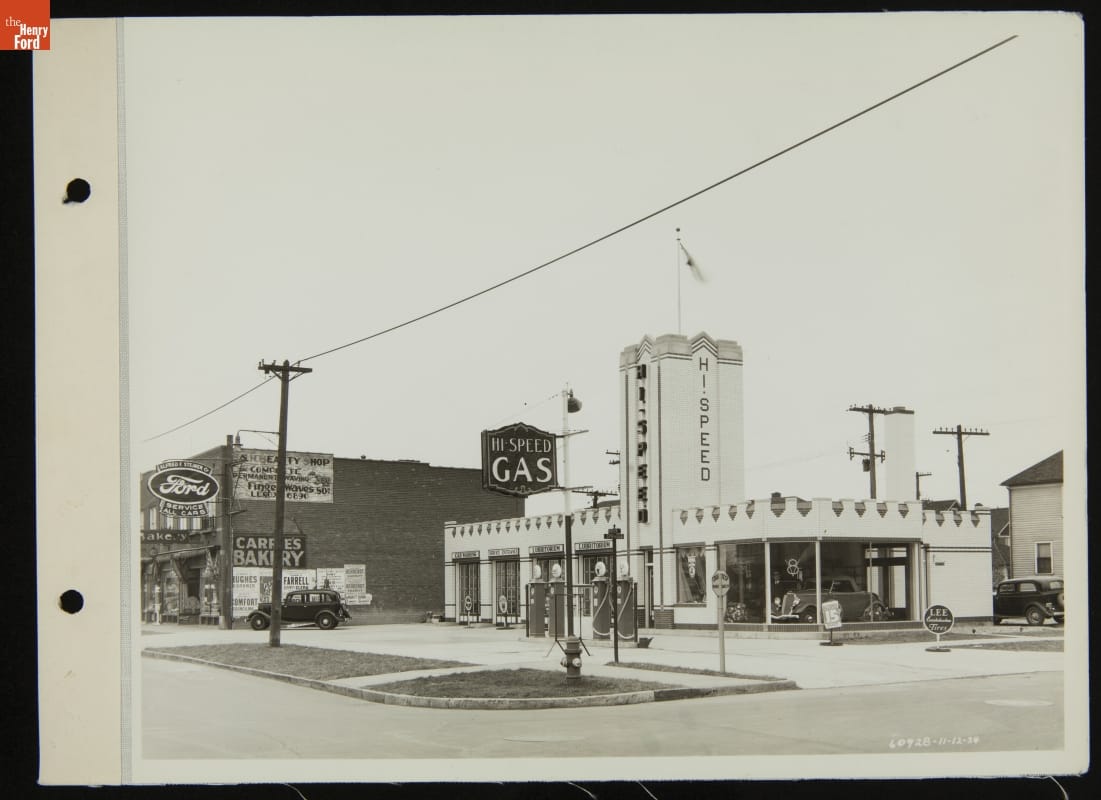A. F. Steiner Super Service Station, Corner of Mack and Springle ...