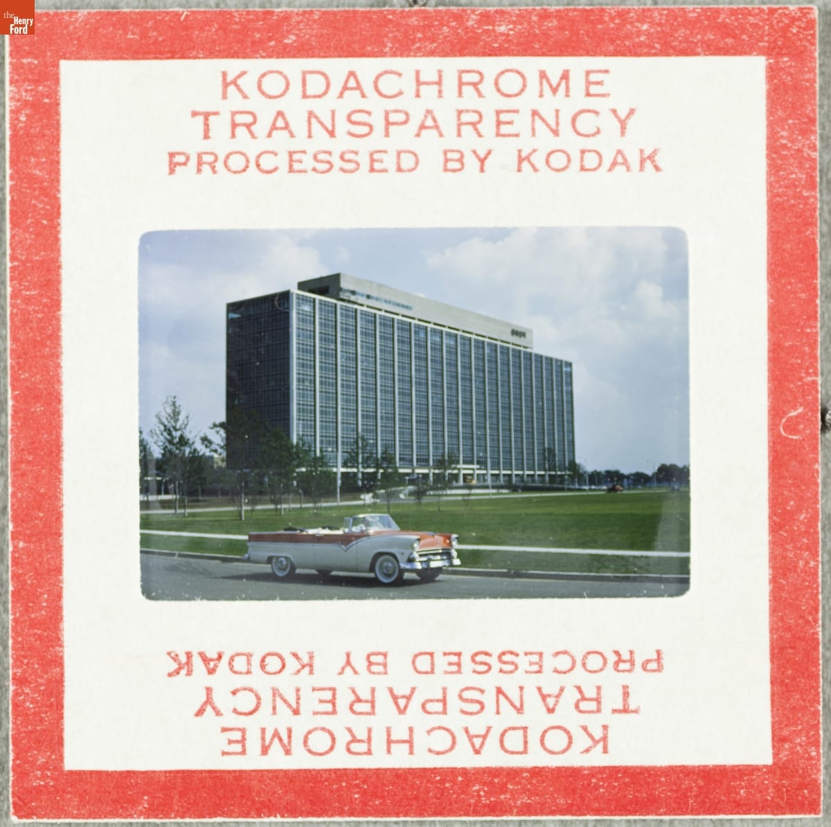 South Facade with 1955 Ford Convertible, Henry Ford II World Center ...