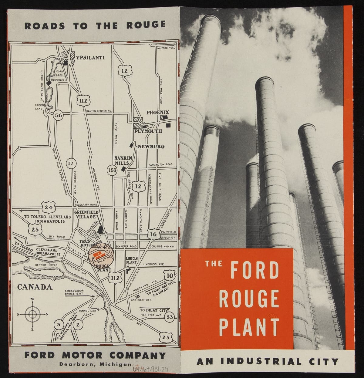Souvenir Brochure, "The Ford Rouge Plant: An Industrial City," circa ...