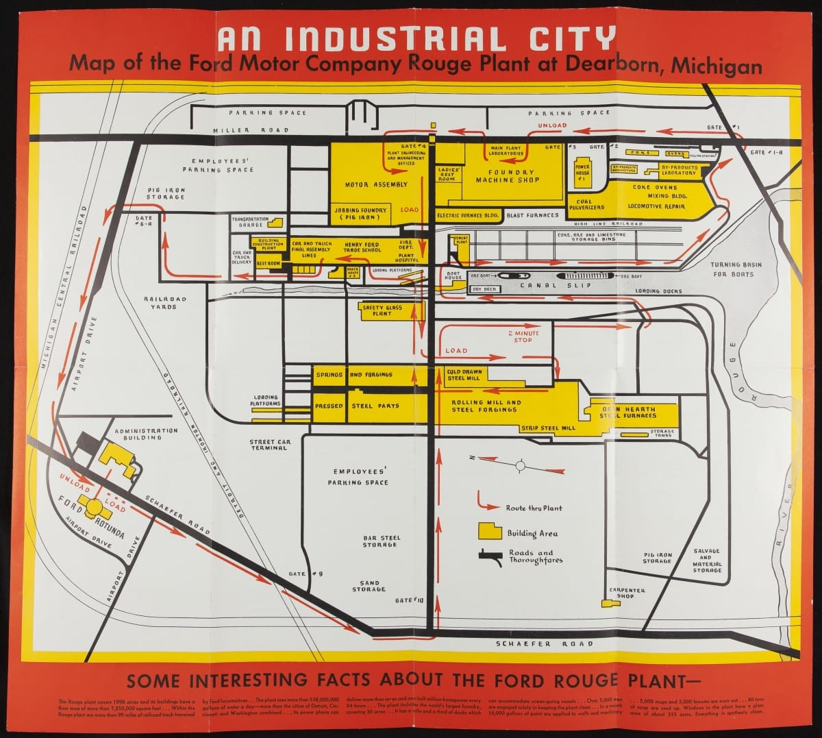 Souvenir Brochure, "Souvenir of Your Trip through the Ford Rouge Plant ...
