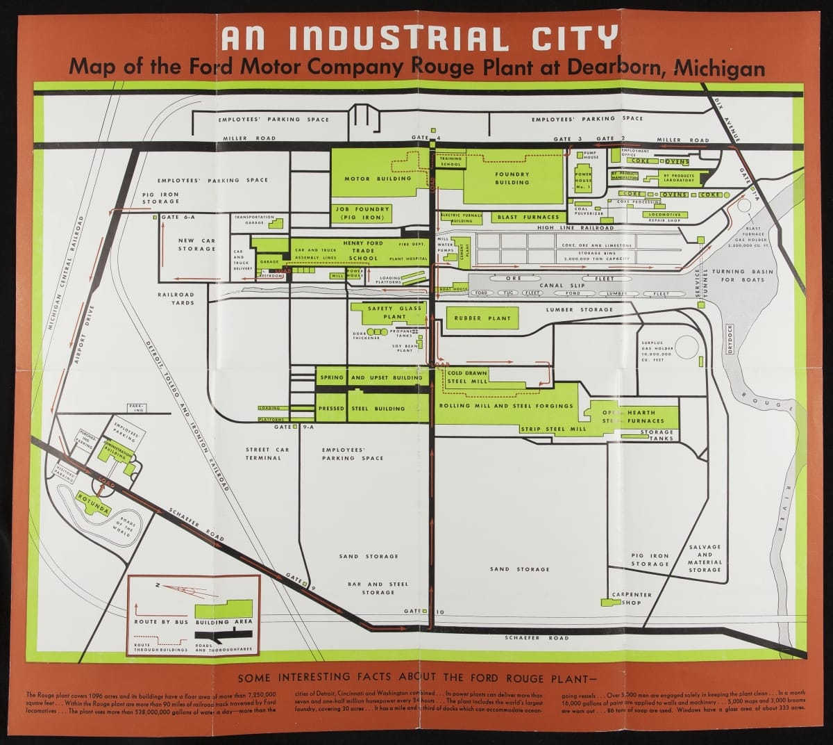 Souvenir Brochure, "Souvenir of Your Trip through the Ford Rouge Plant ...