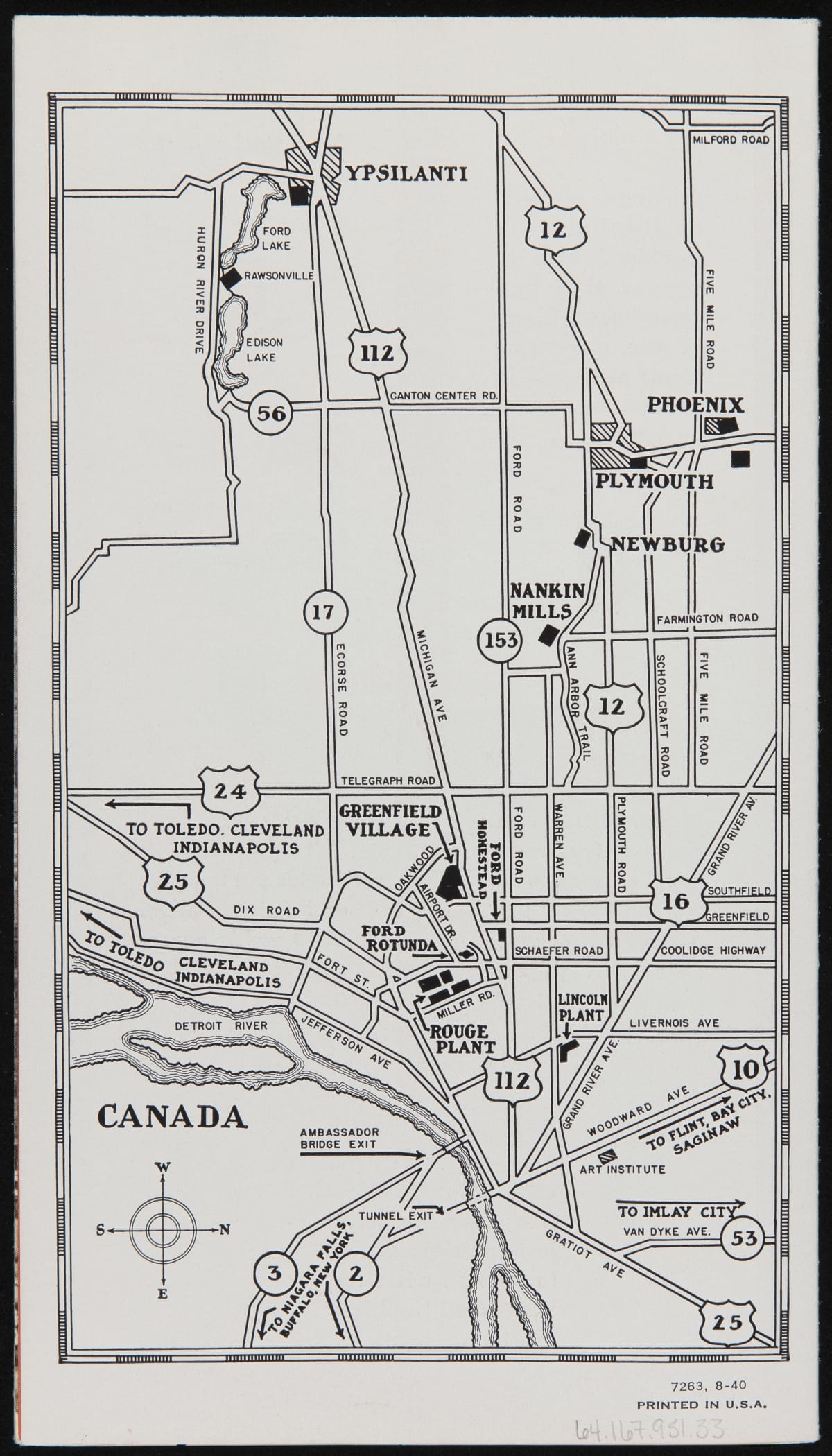 Souvenir Brochure, "Souvenir of Your Trip through the Ford Rouge Plant ...