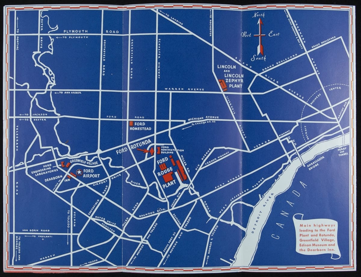 Souvenir Brochure, "Visit the Rouge Plant of the Ford Motor Company ...