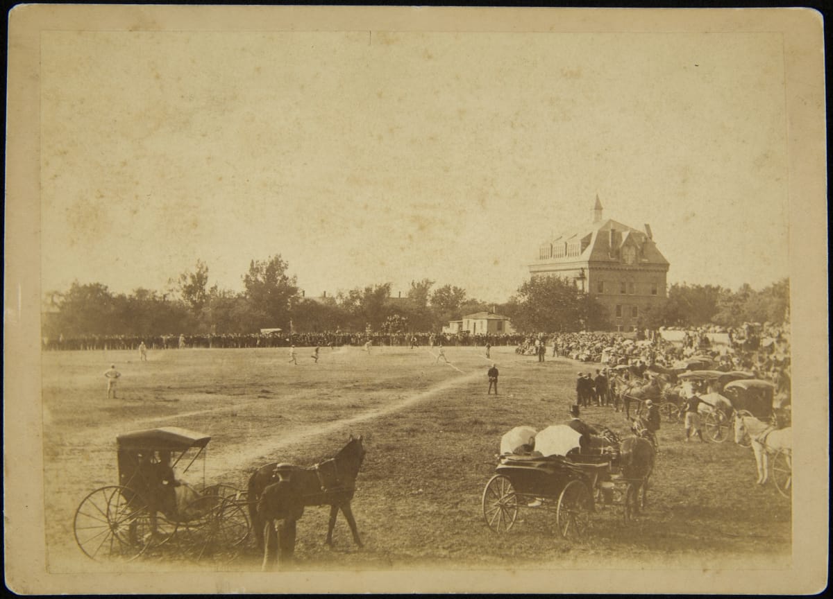Baseball Game in Progress at Phillips Academy, Andover, Massachusetts ...