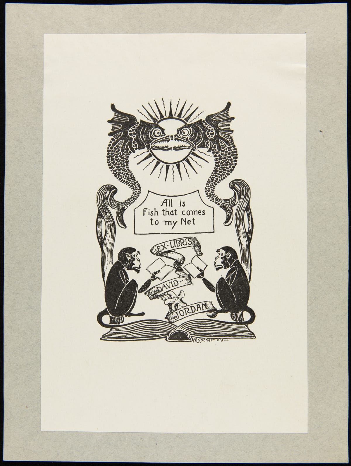 Bookplate of David Jordan, 1909 - The Henry Ford