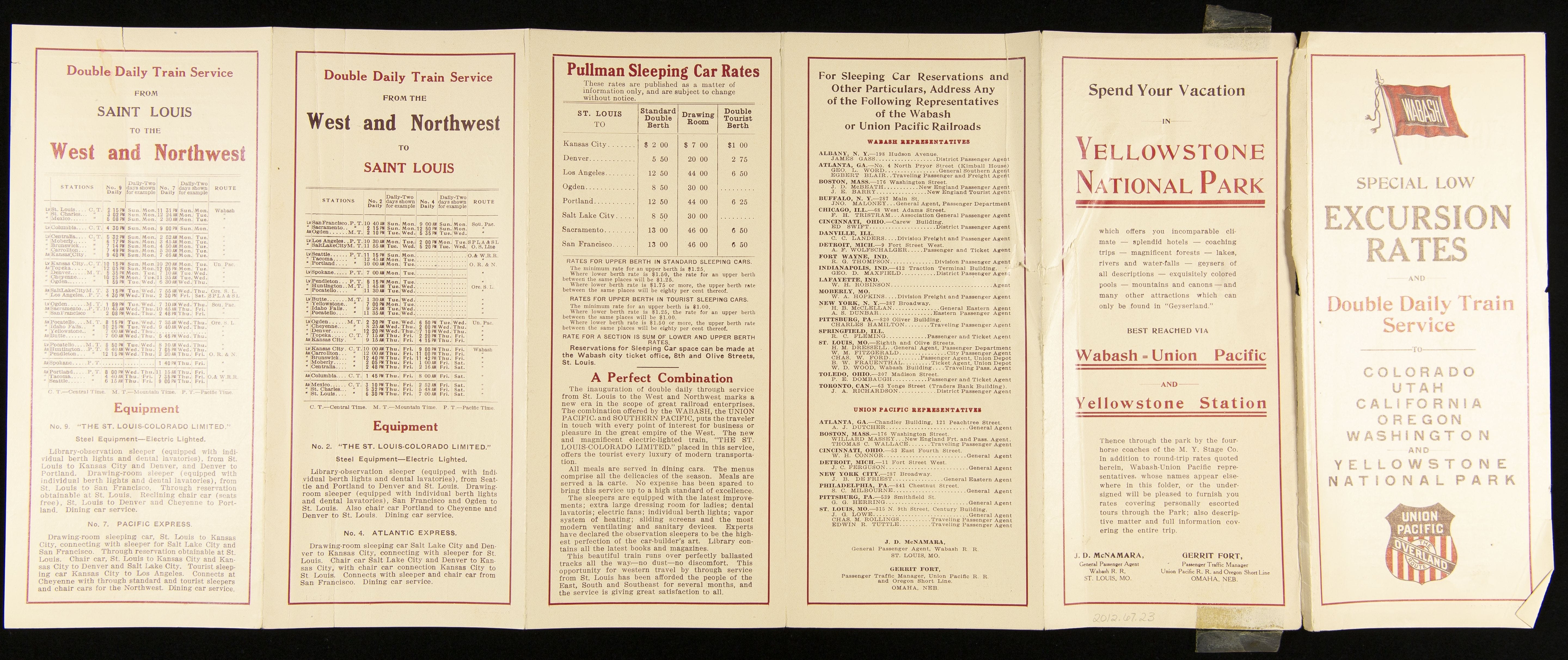 Special Low Excursion Rates and Double Daily Train Service to Colorado ...