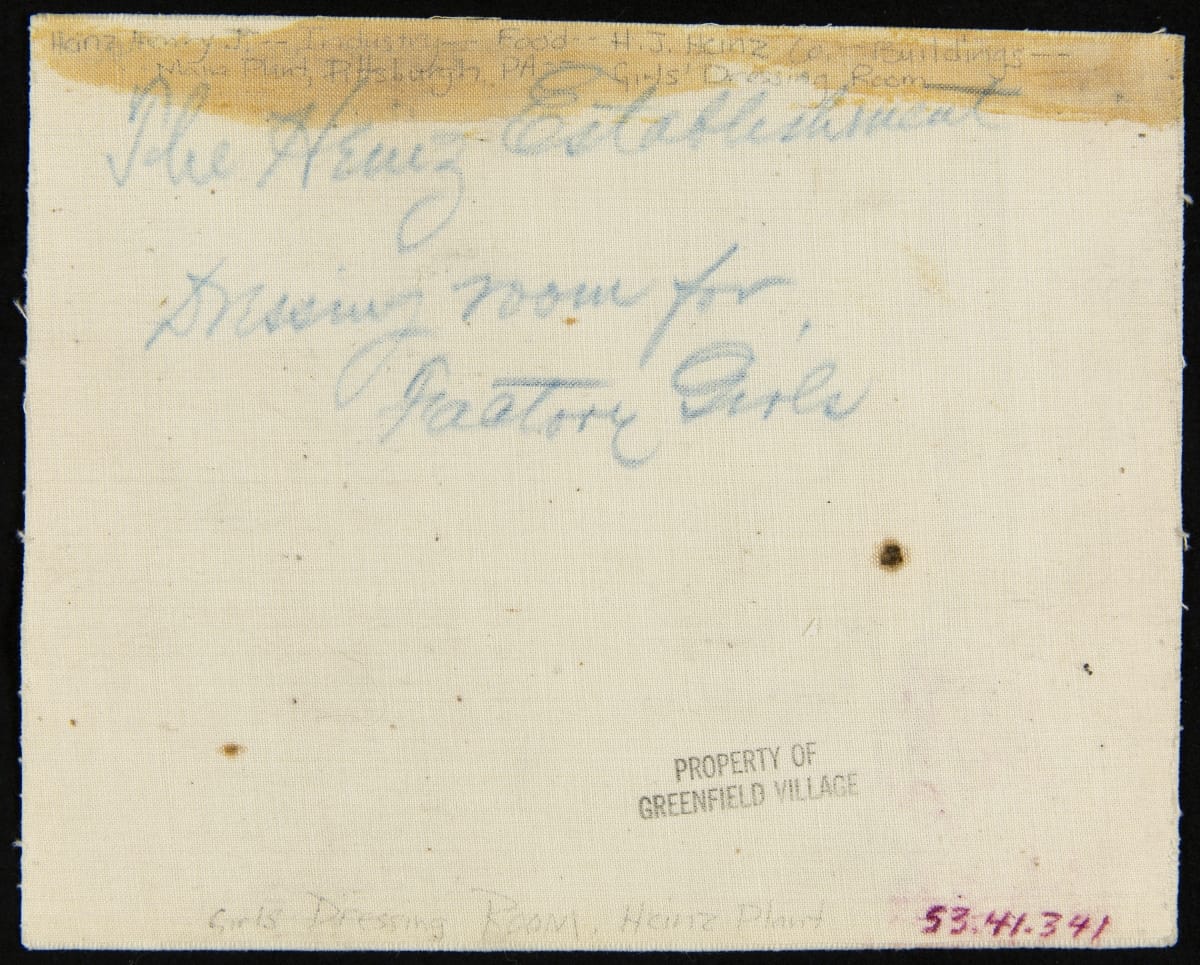 Employee Dressing Room at the H. J. Heinz Main Plant, Pittsburgh ...