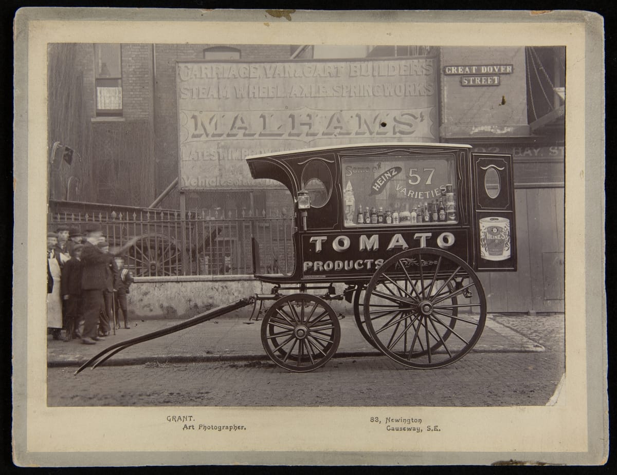 Painted Delivery Wagon, H. J. Heinz Company, London, England, circa ...