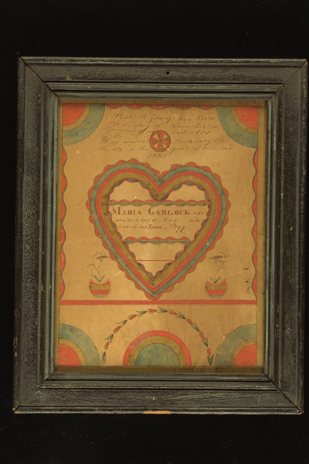 Birth Certificate for Maria Garlock, 1799-1823 - The Henry Ford