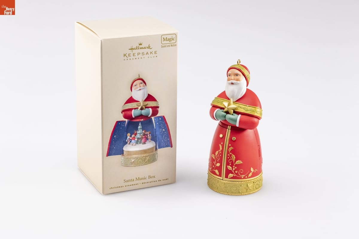 Hallmark "Santa Music Box" Collector's Club Christmas Ornament, 2007 ...