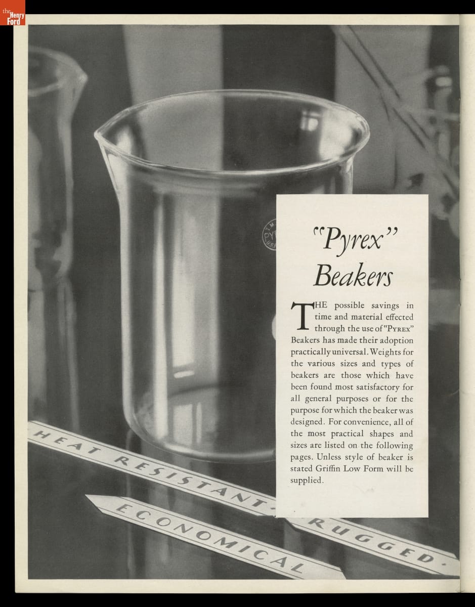 "Pyrex Laboratory Glassware," 1934 - The Henry Ford