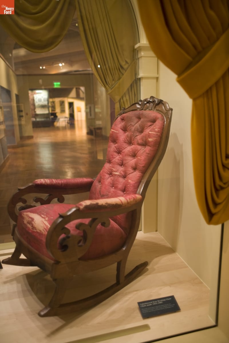 Rocking Chair Used by Abraham Lincoln at Ford's Theater the Night of ...