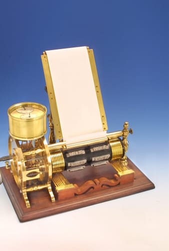 Patent Model of Edison's Electrographic Vote Recorder and Register, His ...