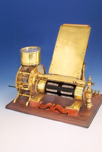 Patent Model of Edison's Electrographic Vote Recorder and Register, His ...