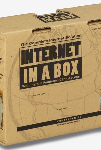 Internet in a Box Product Package, 1994