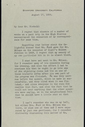 Irving R. Bacon Papers