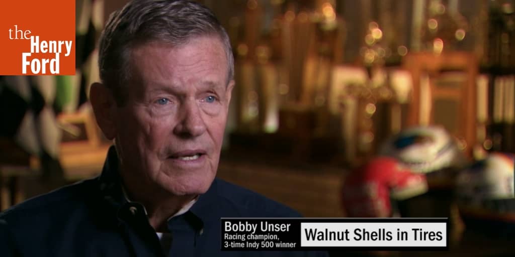 "Walnut Shells in Tires" Clip from Interview with Bobby Unser, 2009 ...