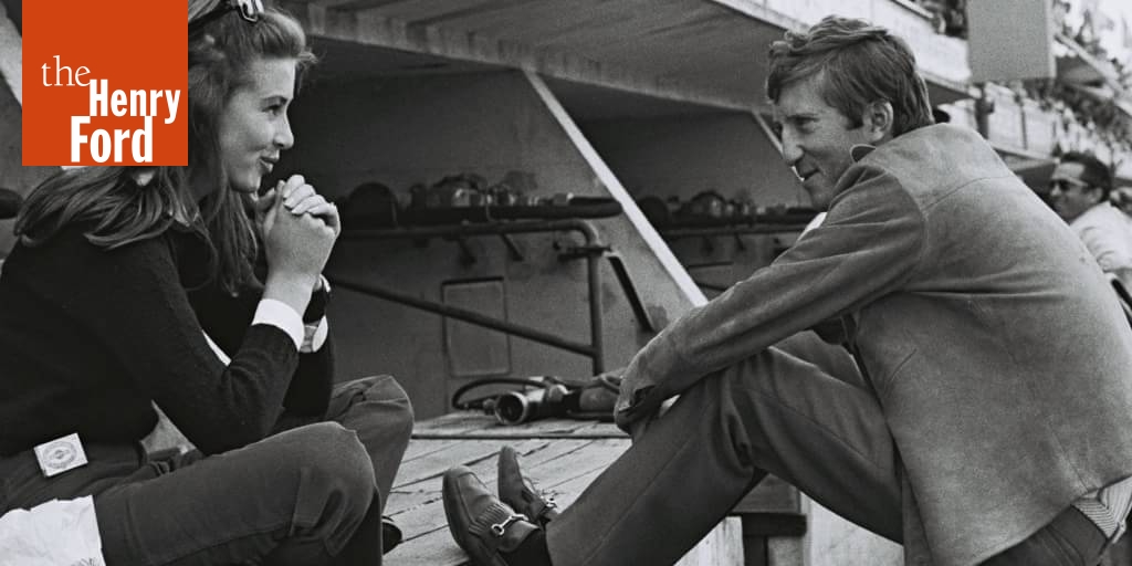 Jochen Rindt and Nina Rindt Before the 24 Heures du Mans (24 Hours of ...