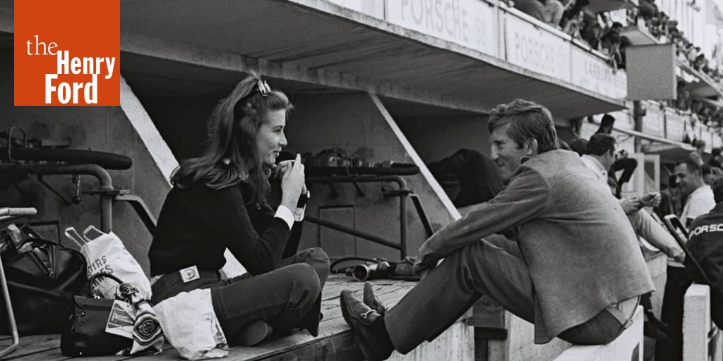 Jochen Rindt and Nina Rindt Before the 24 Heures du Mans (24 Hours of ...