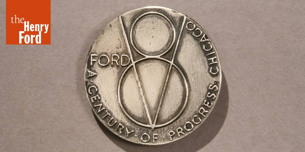 Ford V-8 Medal From Century of Progress International Exposition, 1934 ...
