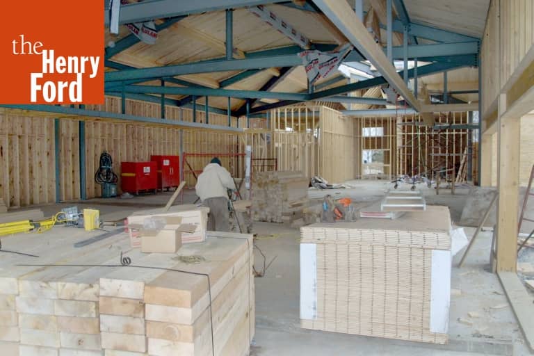 Lodge at Christie & Main Construction during the Greenfield Village ...