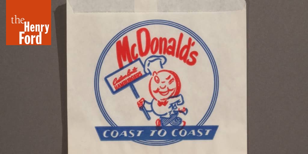McDonald's French Fry Packet, circa 1950s - The Henry Ford