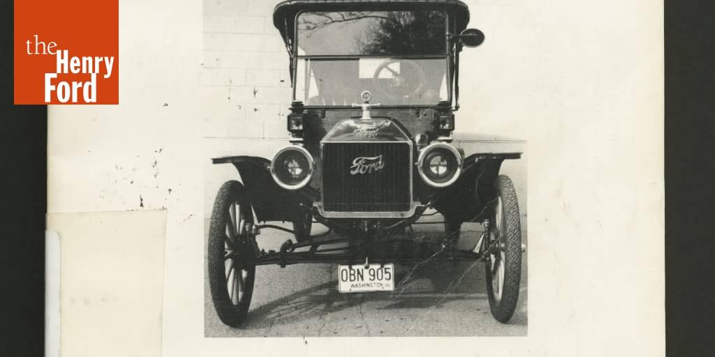 "Model 'T' Ford Authentic Accessories 1909-1927," 1976 - The Henry Ford