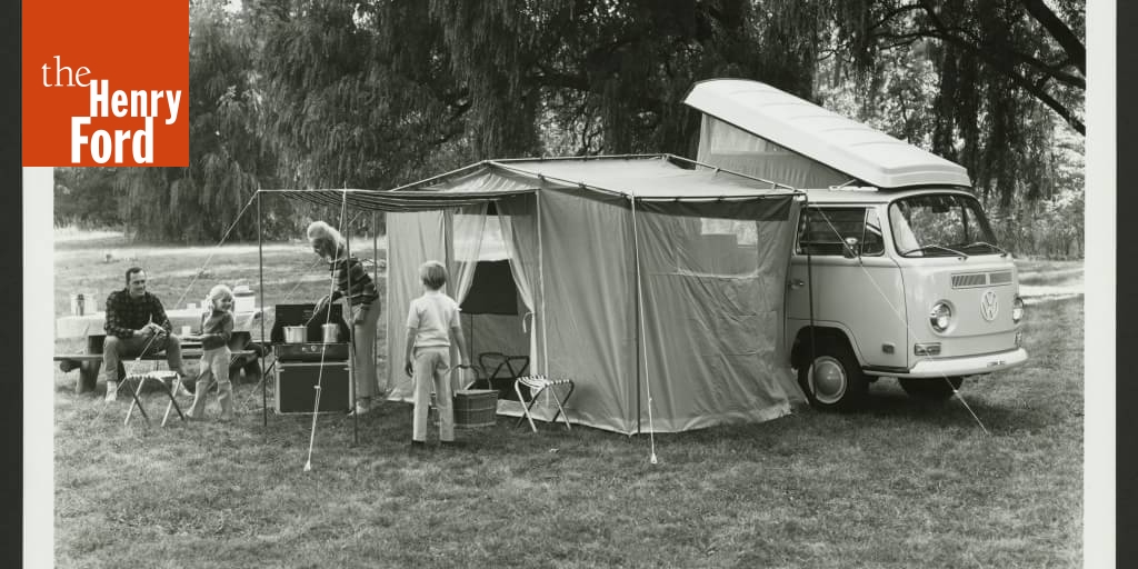 Family Camping with Volkswagen Bus, circa 1975 - The Henry Ford