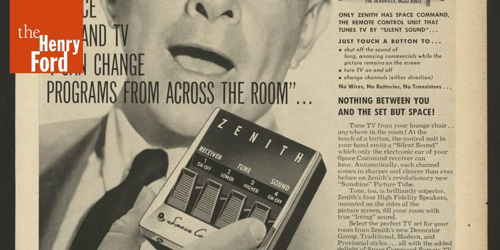 Advertisement Zenith Space Command Television Remote Control Unit Ad advertisement-zenith-space-command-television-remote-control-unit-ad