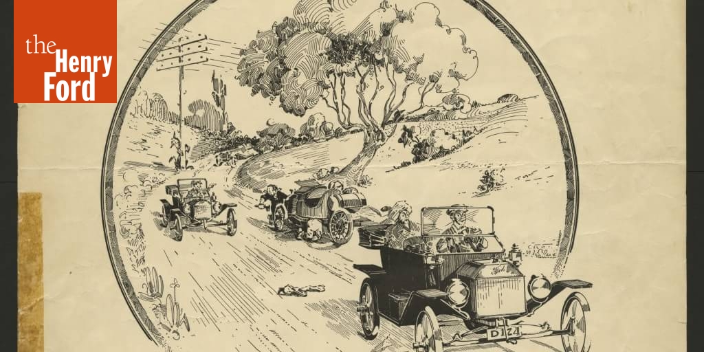 Music Sheet, "The Little Ford Rambled Right Along," 1914 - The Henry Ford