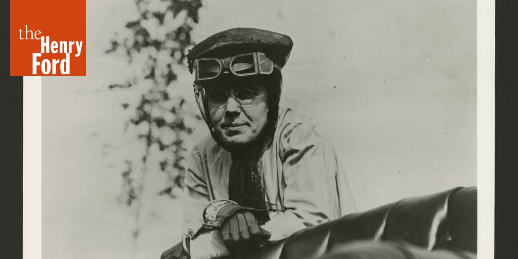 Woman Dressed in Motoring Clothes, Hat and Goggles, circa 1910 - The ...