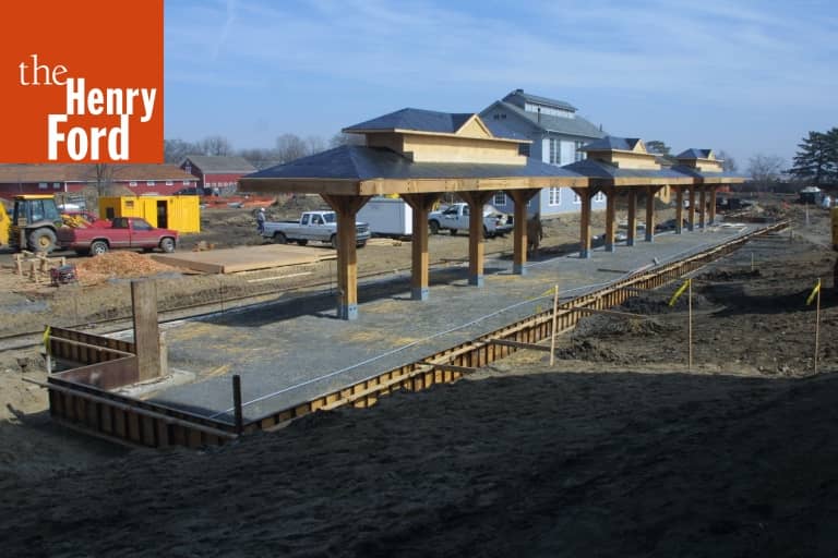 Firestone Station Construction during the Greenfield Village ...