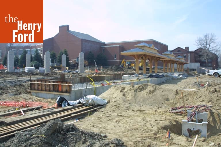 Firestone Station Construction during the Greenfield Village ...