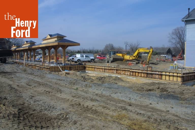 Firestone Station Construction during the Greenfield Village ...