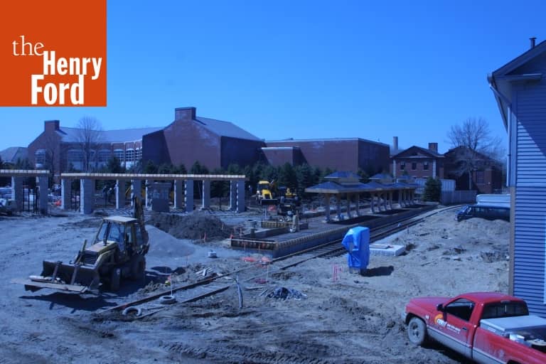 Firestone Station Construction during the Greenfield Village ...