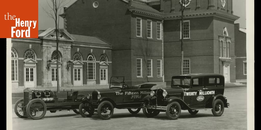 The 20-Millionth and 15-Millionth Ford Cars with the "999" Racer ...