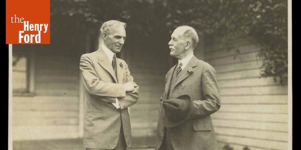 Henry Ford with Unidentified Man, 1928 - The Henry Ford