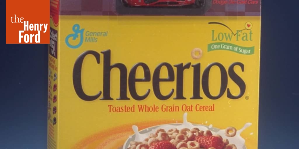 Cheerios Breakfast Cereal Featuring Free Die-Cast Racing Car, 2001 ...