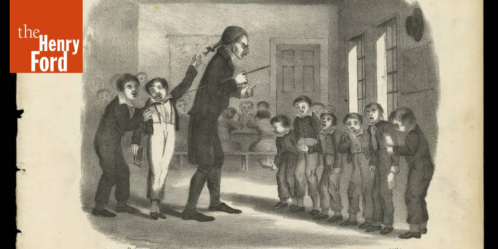 Music Sheet, "The Schoolmaster, a Very Popular Glee," 1834 - The Henry Ford